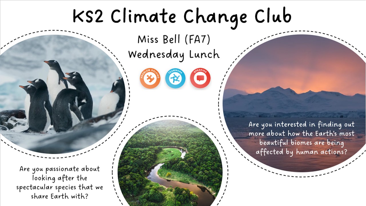 Climate Change Club – Hexham Middle School