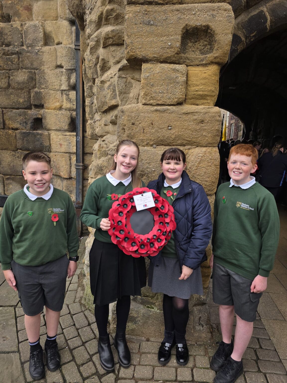 Hexham Remembrance Service – Hexham Middle School