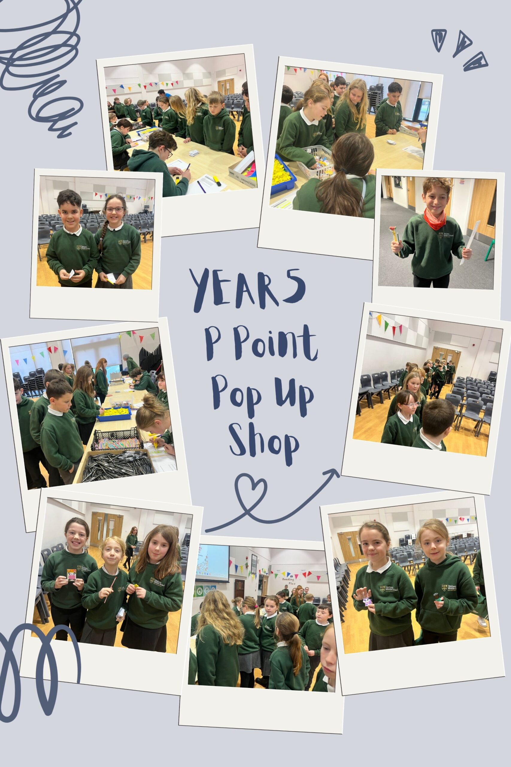 P Point Pop Up – Hexham Middle School