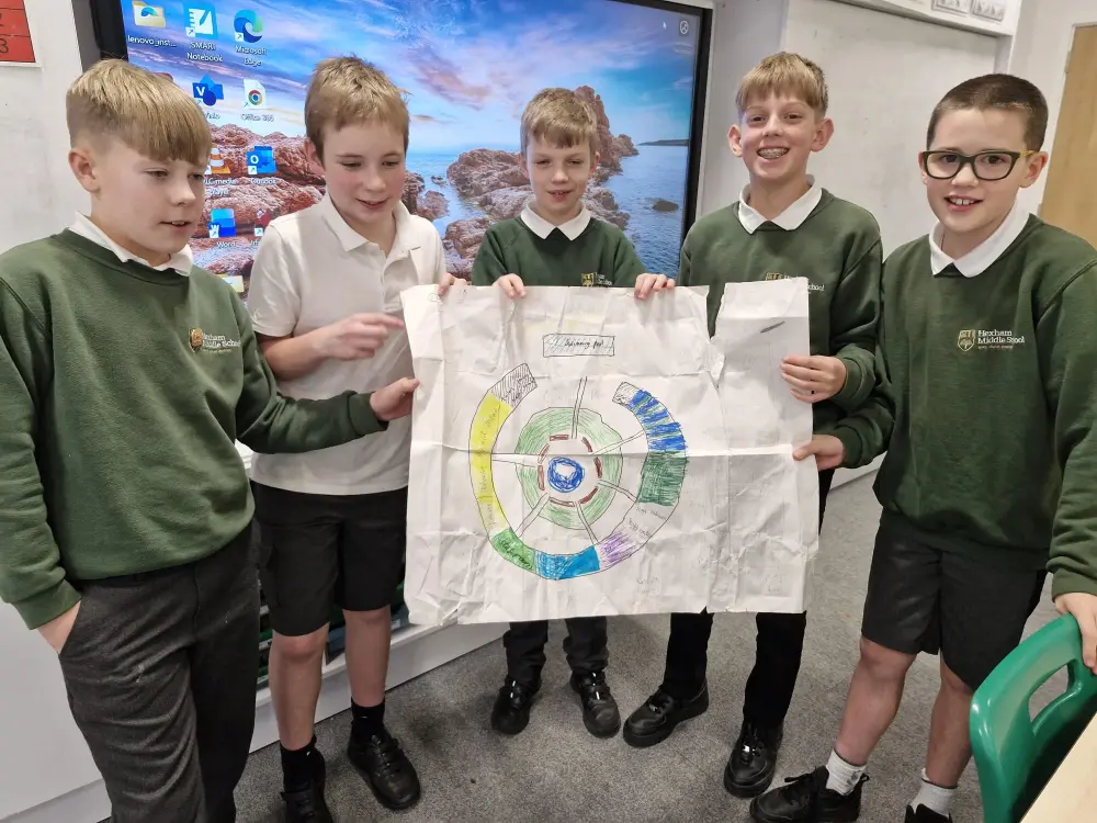 Sir Robert McAlpine Engagement – Hexham Middle School